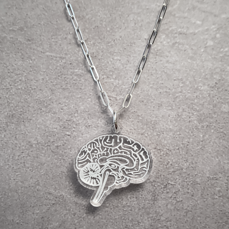 Brain - Necklace - The Lab Partners Jewelry